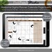 Horizontal Digital Planner Calendar Page Inserts Transparent - Etsy