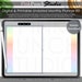 Pastel Holo Rainbow Planner Calendar Inserts Digital PNG and Printable ...