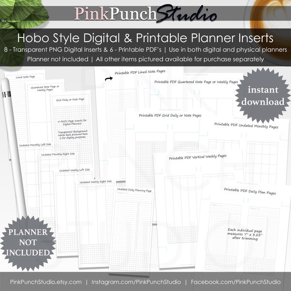 Hobo Style Planner - Etsy