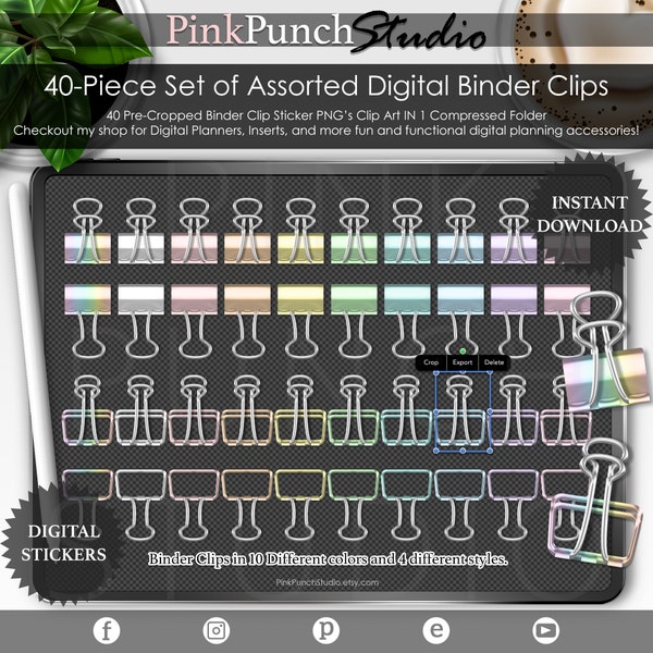 Binder Clips - Etsy