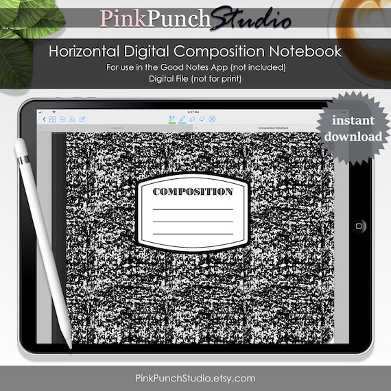 Composition Notebook Template