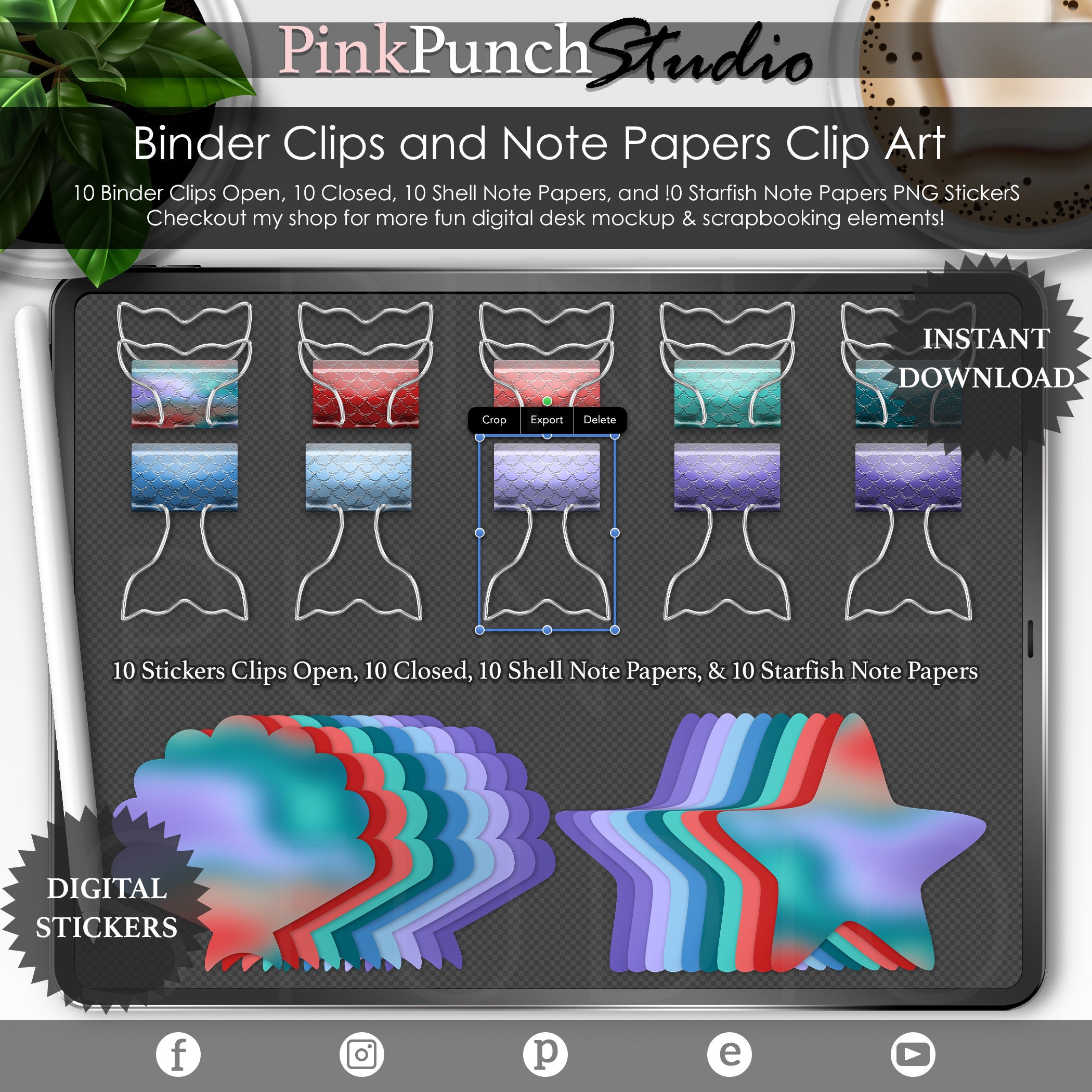 Open Binder Clip Art