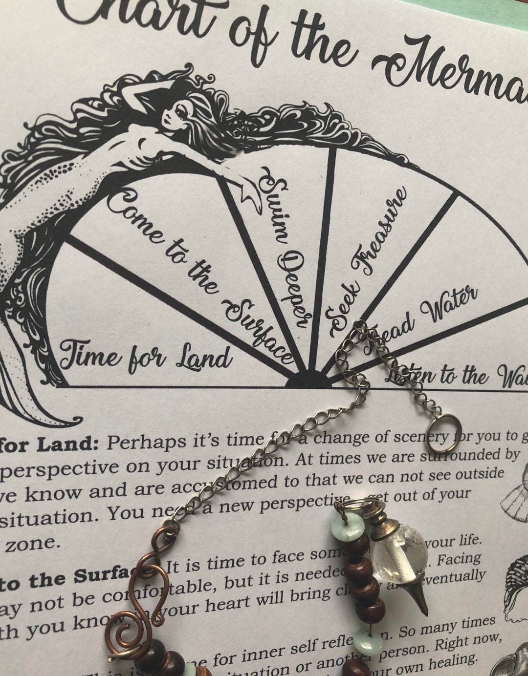 Mermaid Pendulum Chart | Dowsing Chart Mermaid | Mermay Chart ...