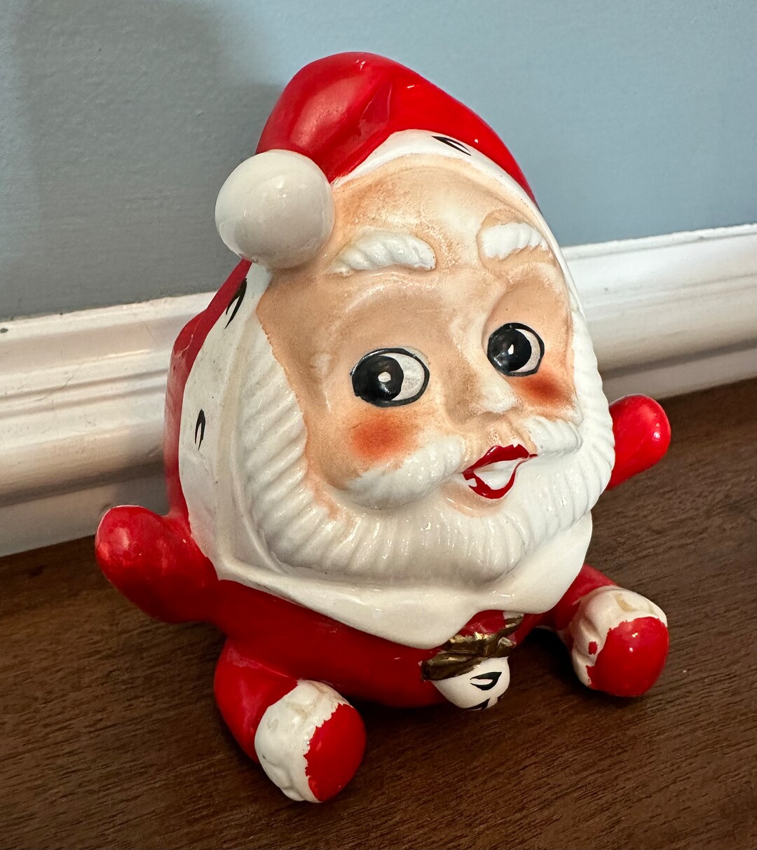 Relpo Humpty Dumpty Santa Claus Planter • Head Vase • C964 • Mid ...