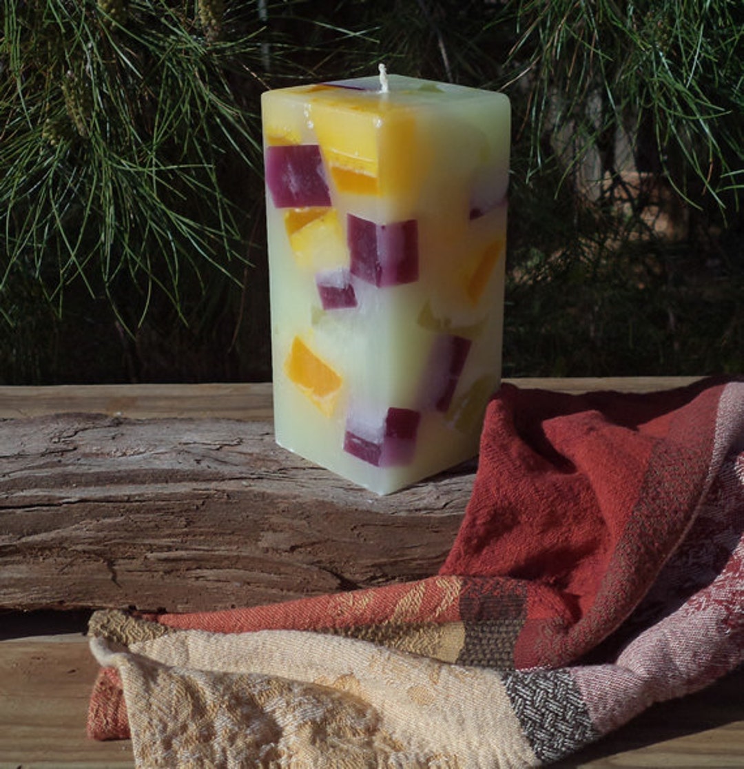 Easter Decorations, Pillar Candle, House Warming Gift, Spring Decor ...