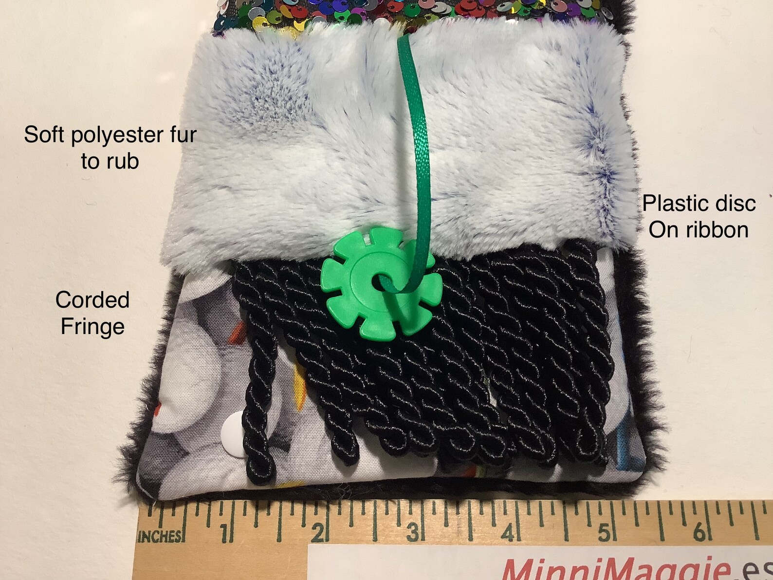 Fidget Wrist Cuff Touch Sensory Arm Pillow Converts Small Lap - Etsy