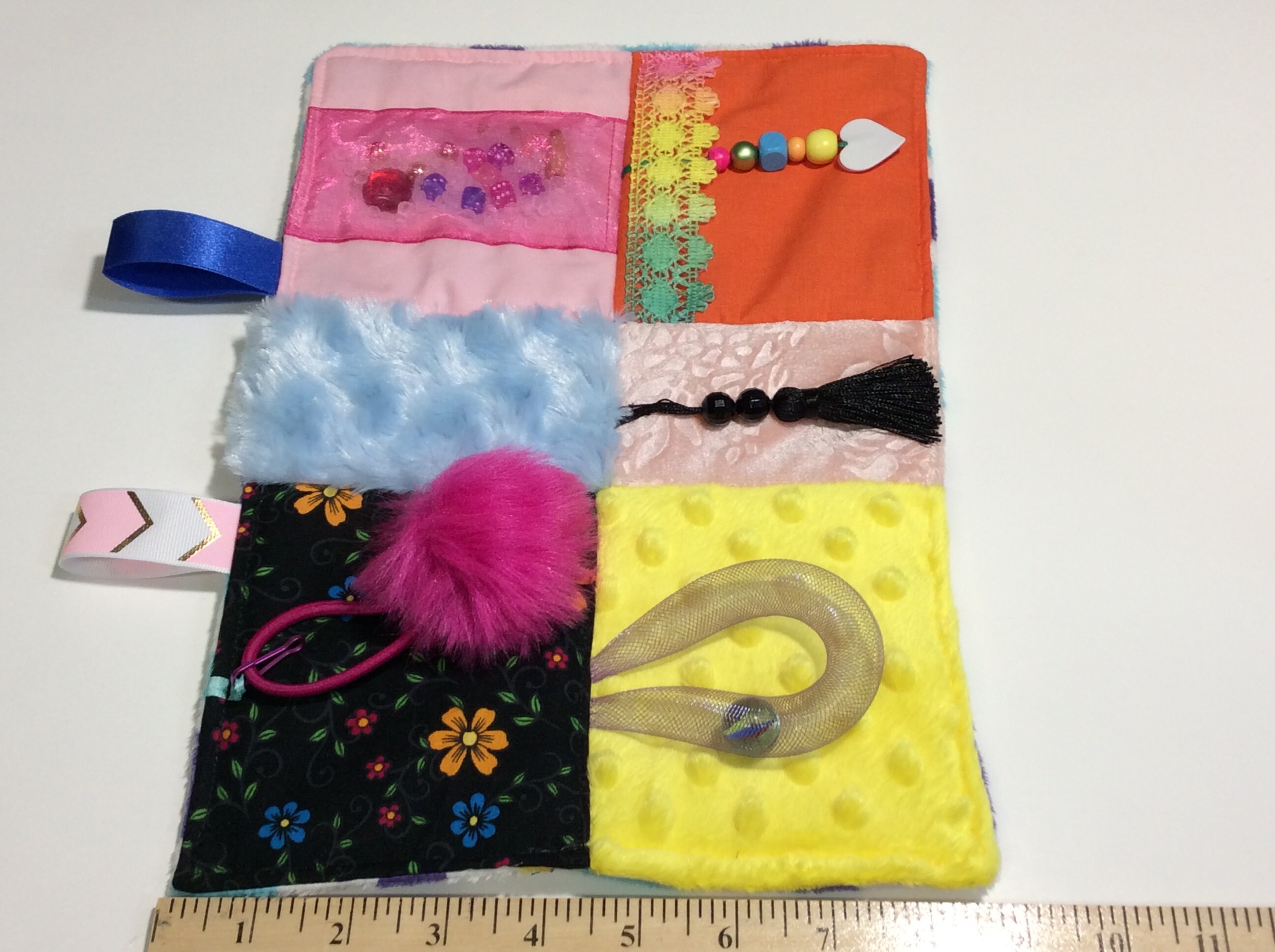 Fidget lap pad touch sensory mat to calm anxiety for Dementia | Etsy