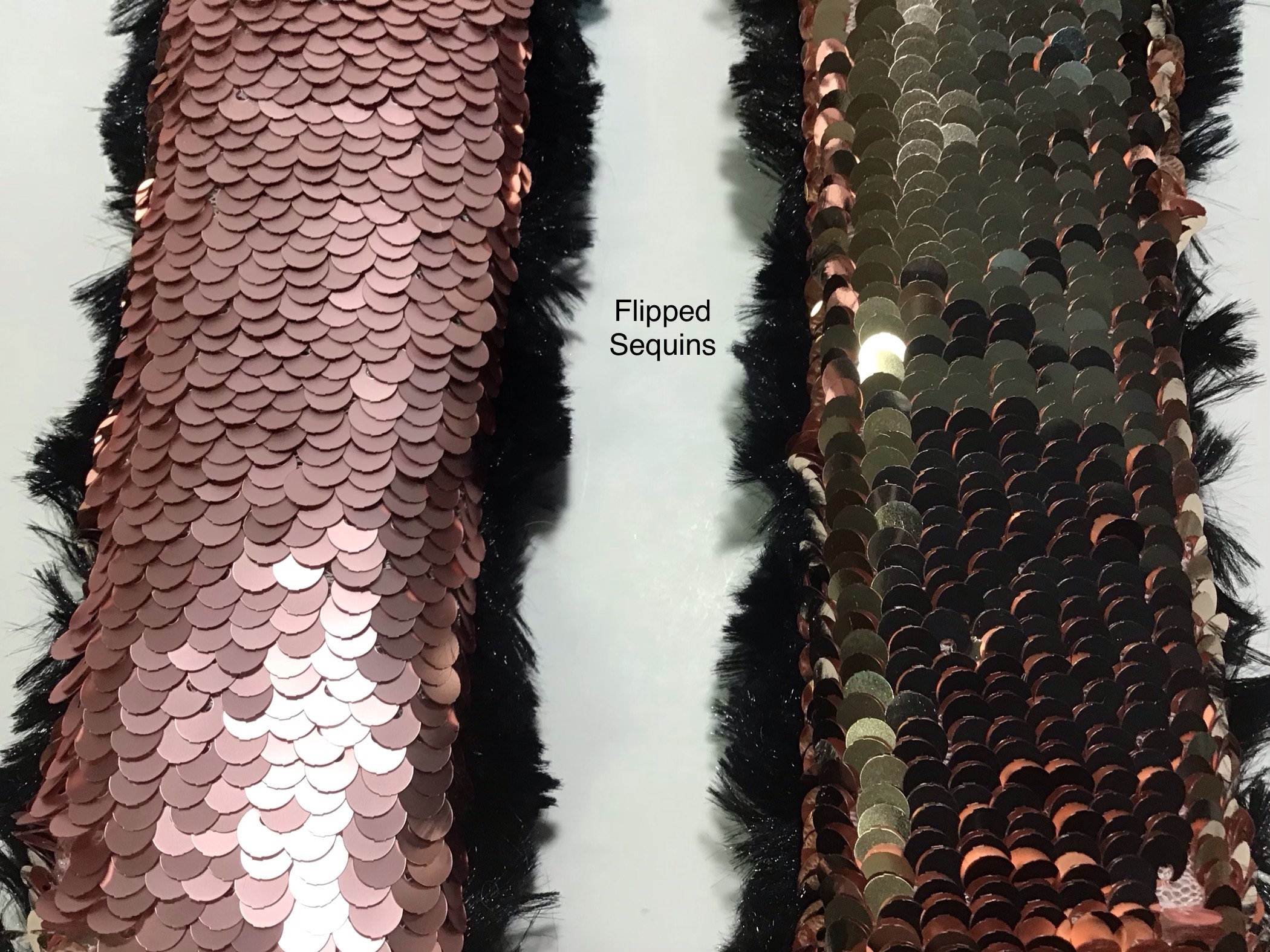 Fidget Wrist Cuff Rose Gold Flip Sequins Arm Band Dementia - Etsy