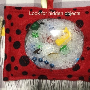 Fidget Apron Bib Hangs Around the Neck Alzheimers, Dementia Care for ...
