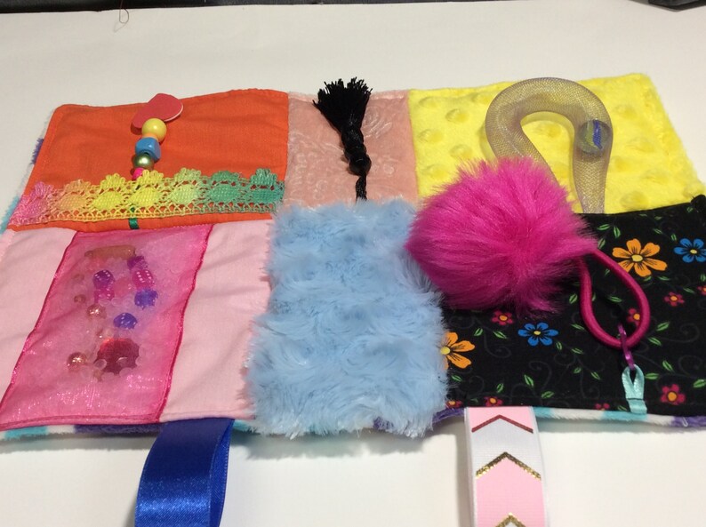 Fidget lap pad touch sensory mat to calm anxiety for Dementia | Etsy