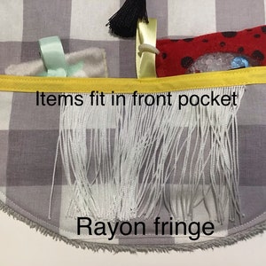 Fidget Apron Bib Hangs Around the Neck Alzheimers, Dementia Care for ...