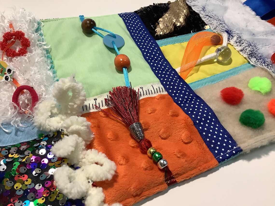 Fidget lap sensory pad for Dementia Alzheimers Autism senior | Etsy