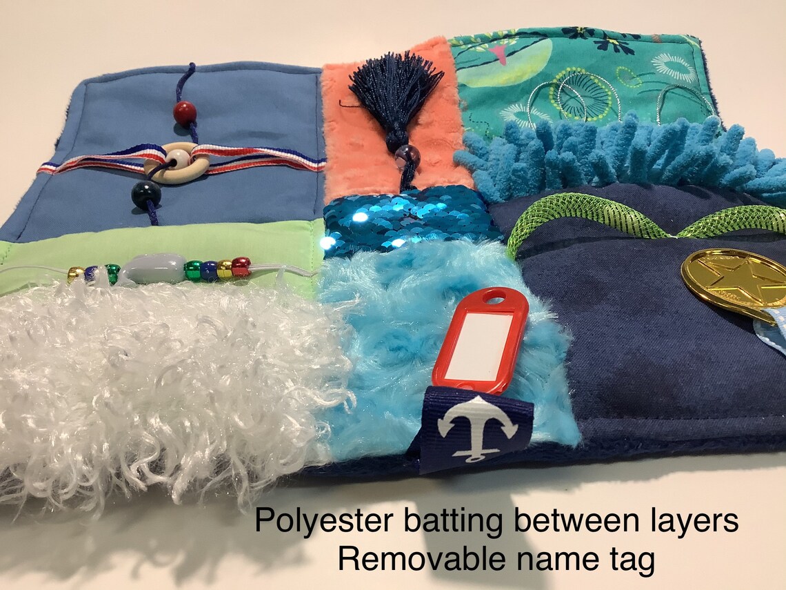 Fidget lap sensory pad for Dementia Alzheimers Autism senior | Etsy