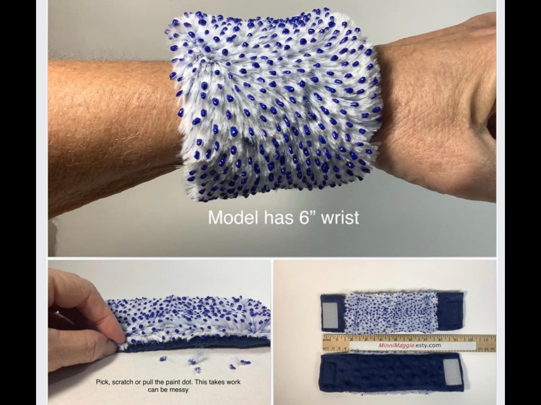 Scratch and Pull Skin Picking Cuff Wraps Around Wrist Calms Anxiety ...