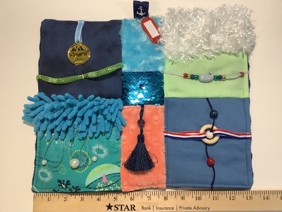 Fidget lap sensory pad for Dementia Alzheimers Autism senior | Etsy