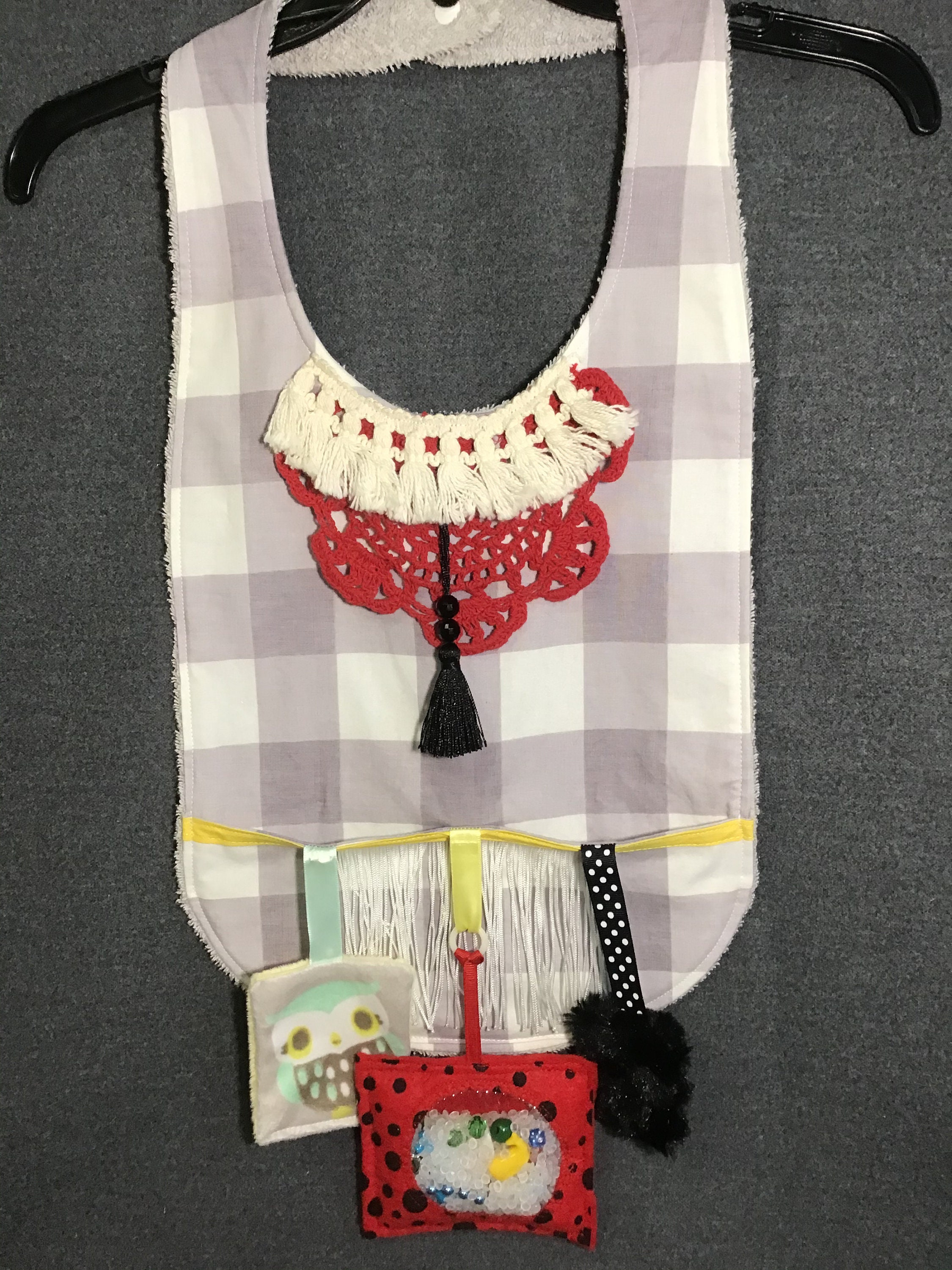 Fidget Apron Bib Hangs Around the Neck Alzheimers, Dementia Care for ...