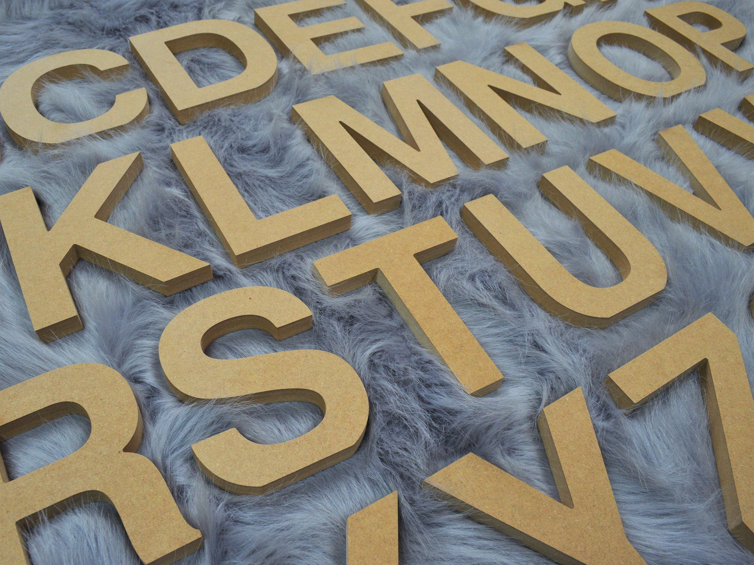 Wooden letters UK / MDF Letters 18mm / Nursery letters / Decor | Etsy