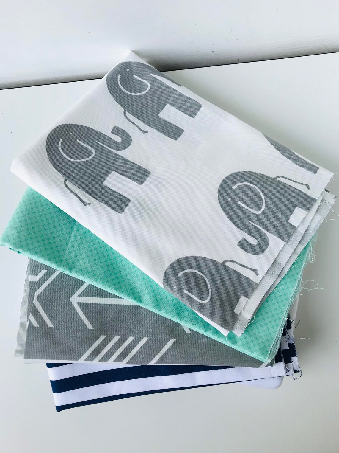 Elephant Rag Quilt Kit Baby Quilt Kit Baby Shower Gift - Etsy