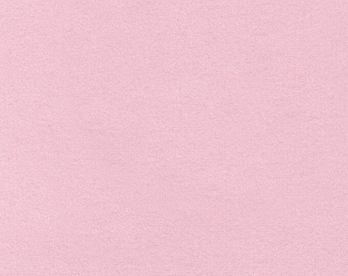 Baby Light Pink Solid Flannel Cotton Fabric by Riley Blake Designs ...