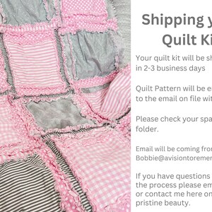 Rag Quilt Kit, Baby Girl, Quilt Kit, Baby Shower Gift - Etsy