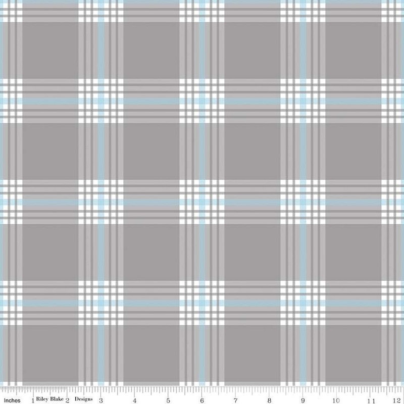 Blue Buffalo Plaid Fabric - Etsy