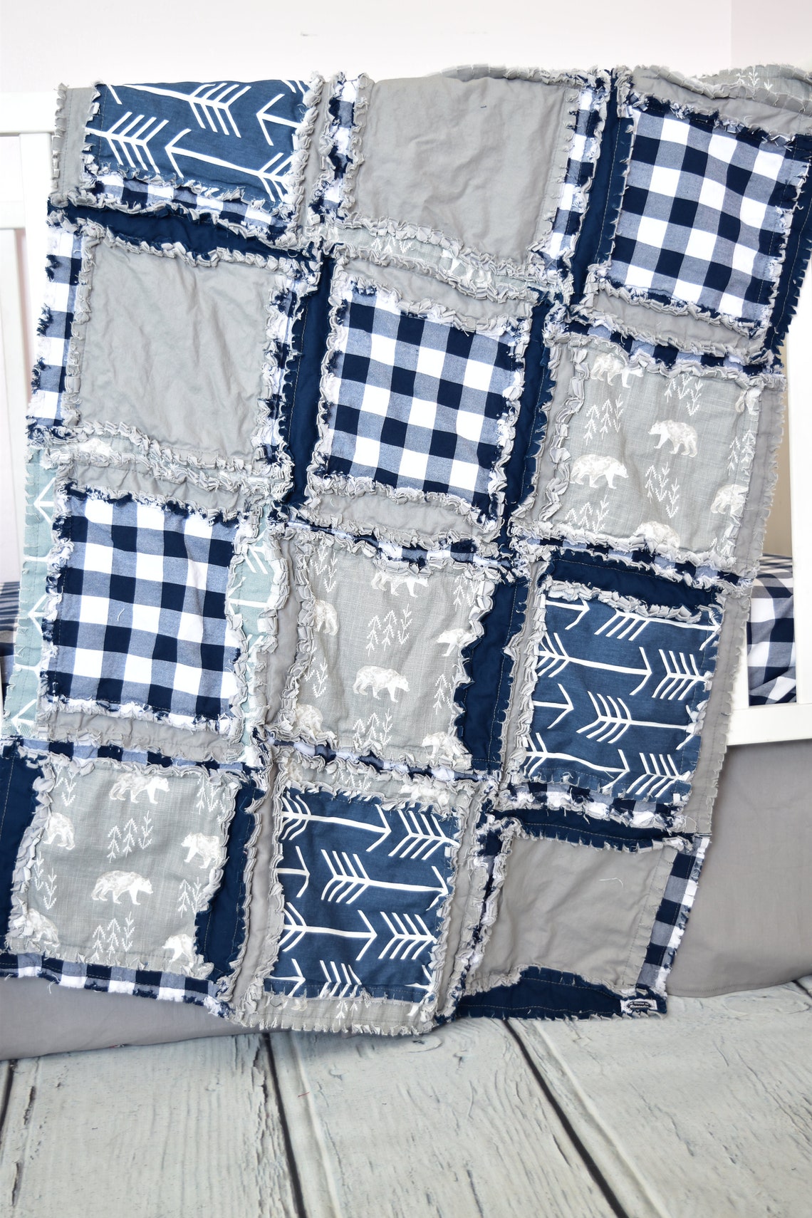 Bear Rag Quilt Kit Baby Quilt Kit Baby Shower Gift - Etsy