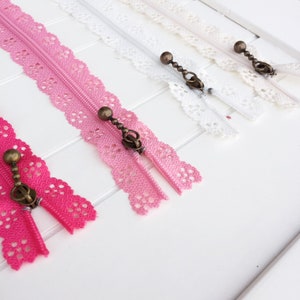 Lace Zippers, Decorative Zippers, 30 Centimeter 12 Inches, Closed End ...