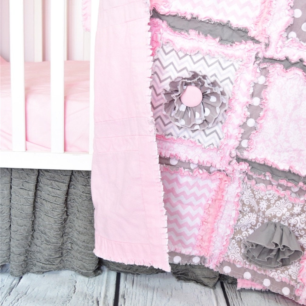 Rag Quilt Kit Baby Girl Quilt Kit Baby Shower Gift - Etsy
