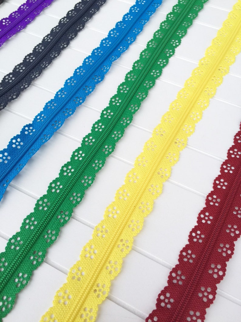 Lace Zippers Decorative Zippers 30 Centimeter 12 Inches - Etsy