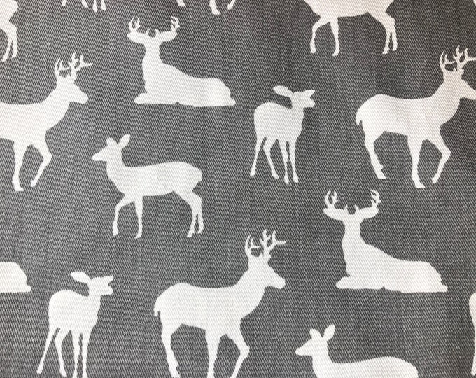 Deer Hide Print Fabric Soft Deer Hide Fabric by Willowlanetextiles Cotton & Upholstery Fabric by ...