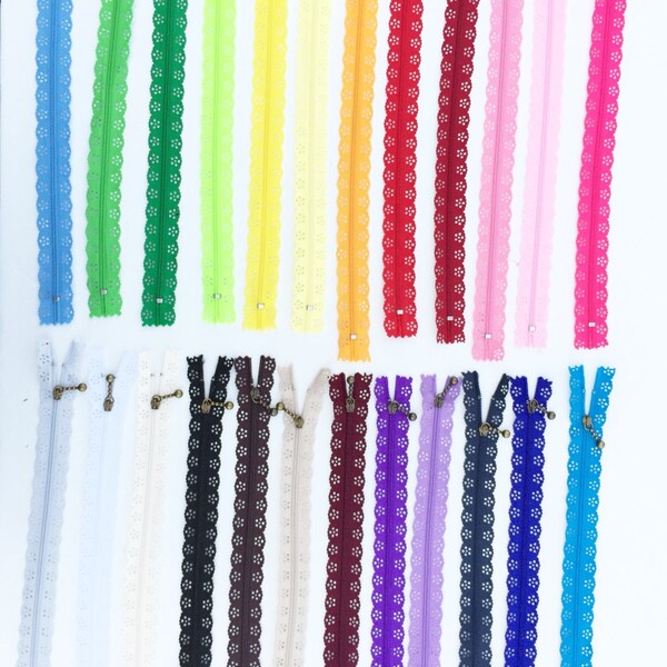 Lace Zipper - Etsy