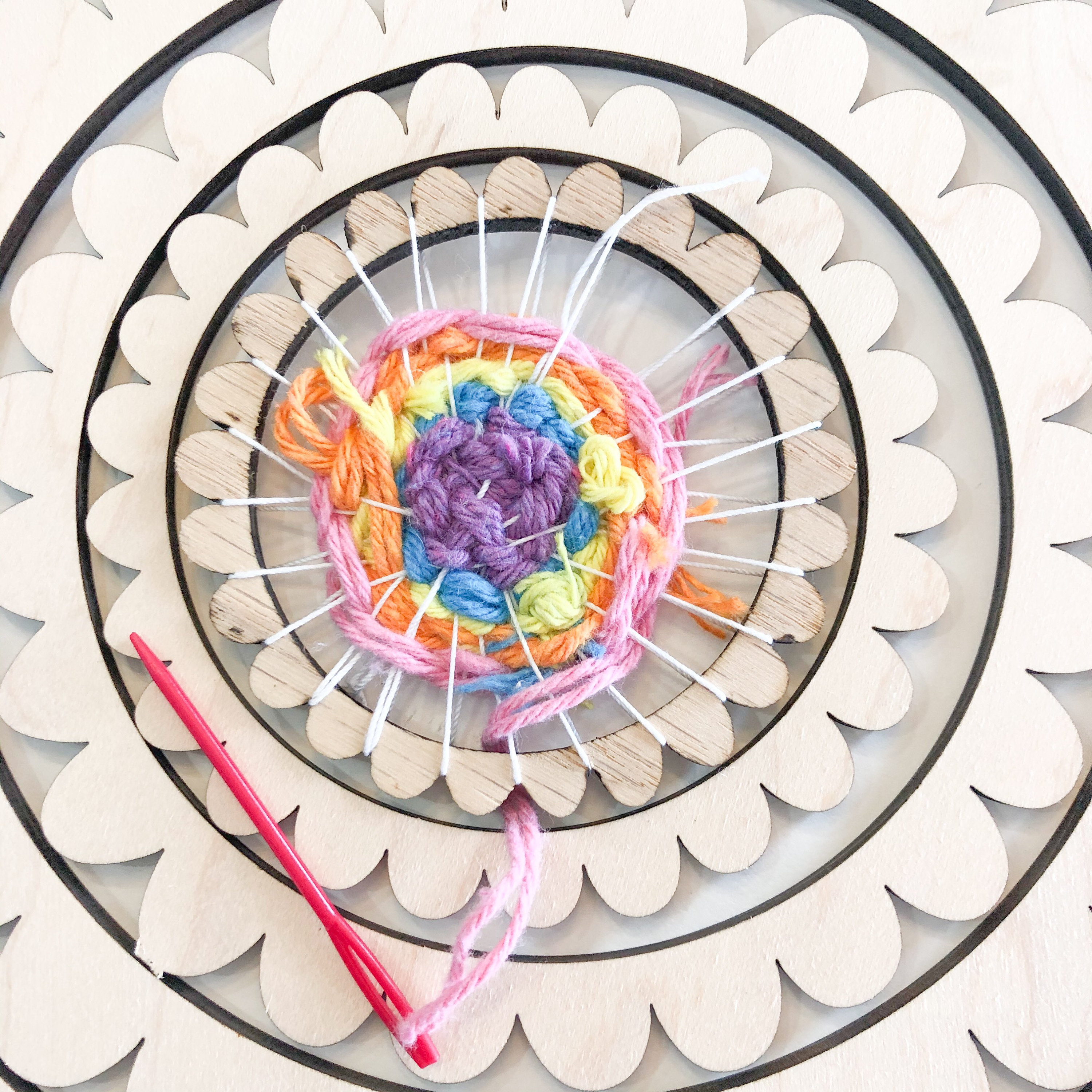 Scalloped Weaving Loom Multiple Sizes Ranging from 10 inches | Etsy