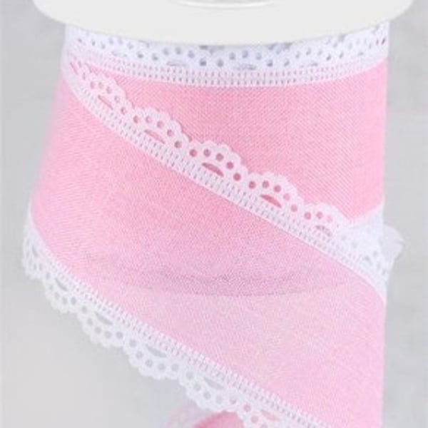 Pink Wired Ribbon - Etsy