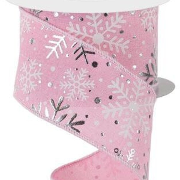 Pink Wired Ribbon - Etsy