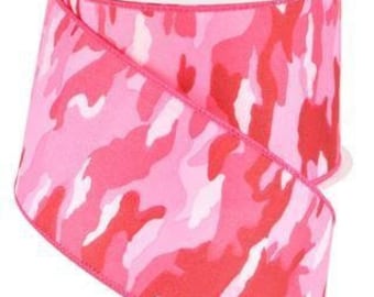 Pink Camo Ribbon - Etsy