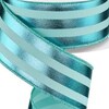Metallic Stripe Ribbon Red Ice Blue Metallic Stripe Ribbon Red Aqua ...