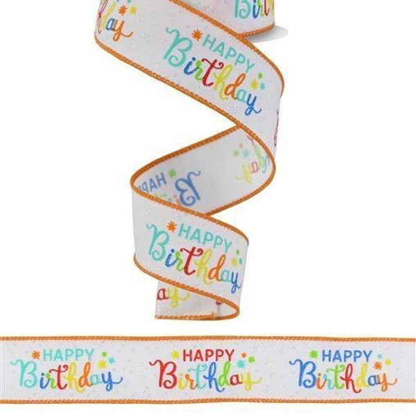 Happy Birthday Ribbon - Etsy