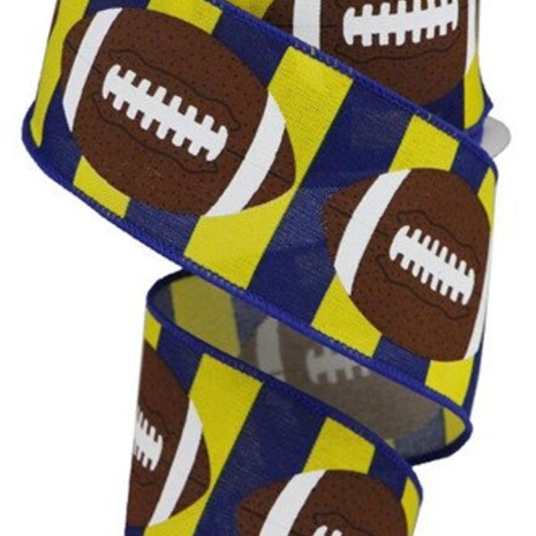 1/2 Inch Football Ribbon - Etsy