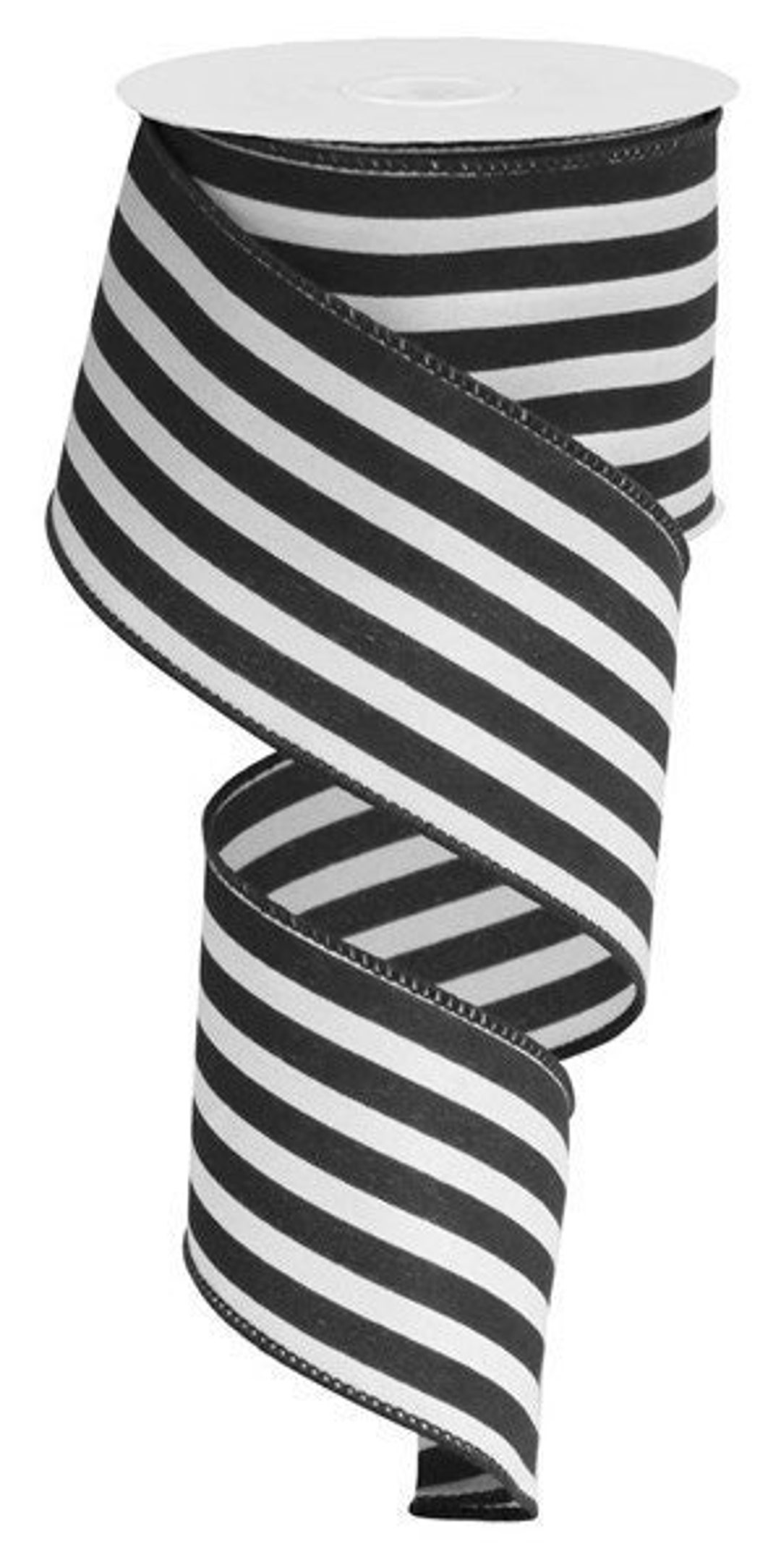 Black White Stripe Ribbon Black Stripe Ribbon Vertical Stripe Black ...