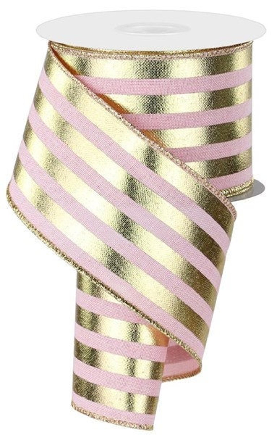 Pink Gold Stripe Ribbon Pink Stripe Ribbon Vertical Stripe Pink Ribbon ...