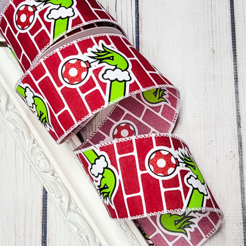 Grinch Ribbon - Etsy