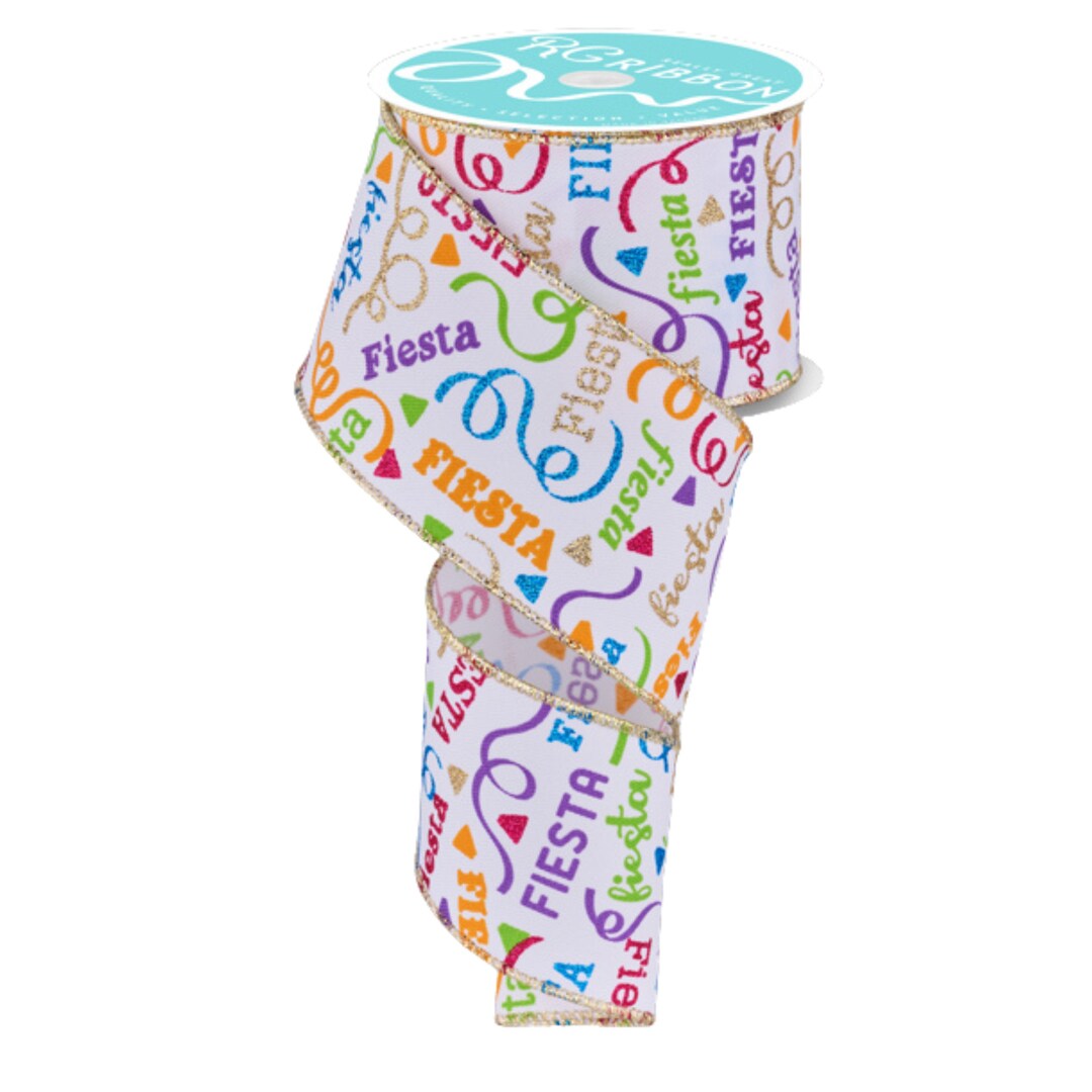 Fiesta Ribbon 2.5 Inch Wired Ribbon - Etsy