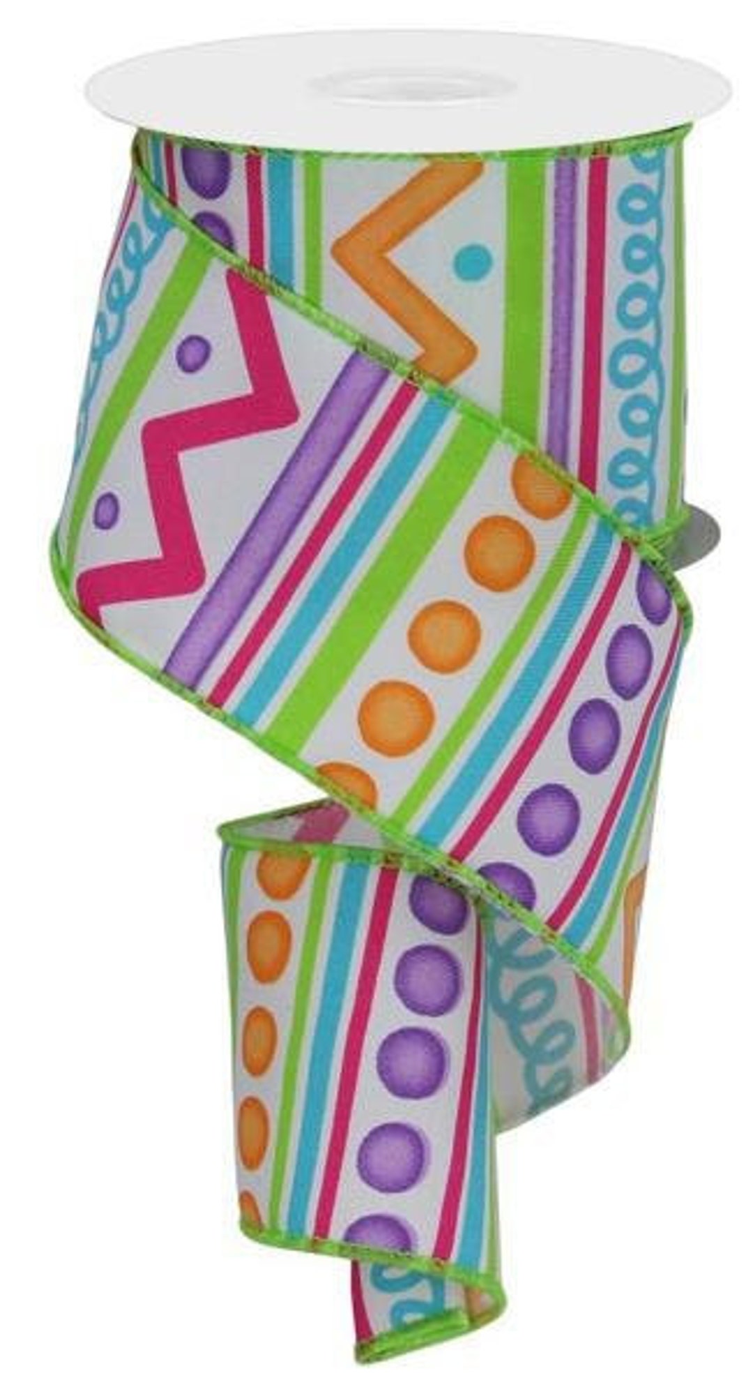 Summer Ribbon Assorted Color Ribbon Tribal Stripe Ribbon - Etsy