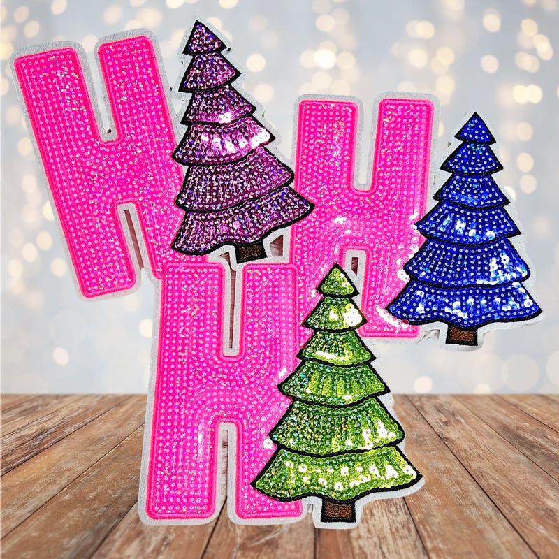 Custom Sequin Embroidery Patch - Etsy