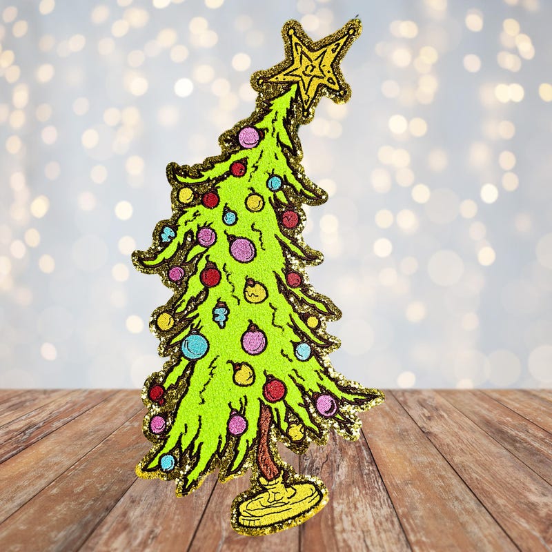The Grinch Tree Patch - Etsy