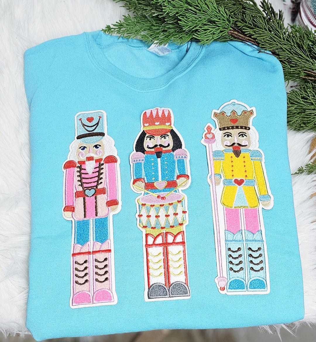 Nutcracker Iron on Patch Exlarge Chenille Nutcracker Patches - Etsy