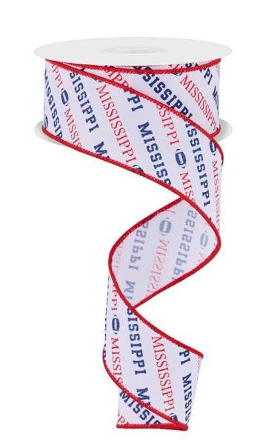 Ole Miss Ribbon Ole Miss Rebels Football Ribbon Ole Miss Ribbon 1.5 ...
