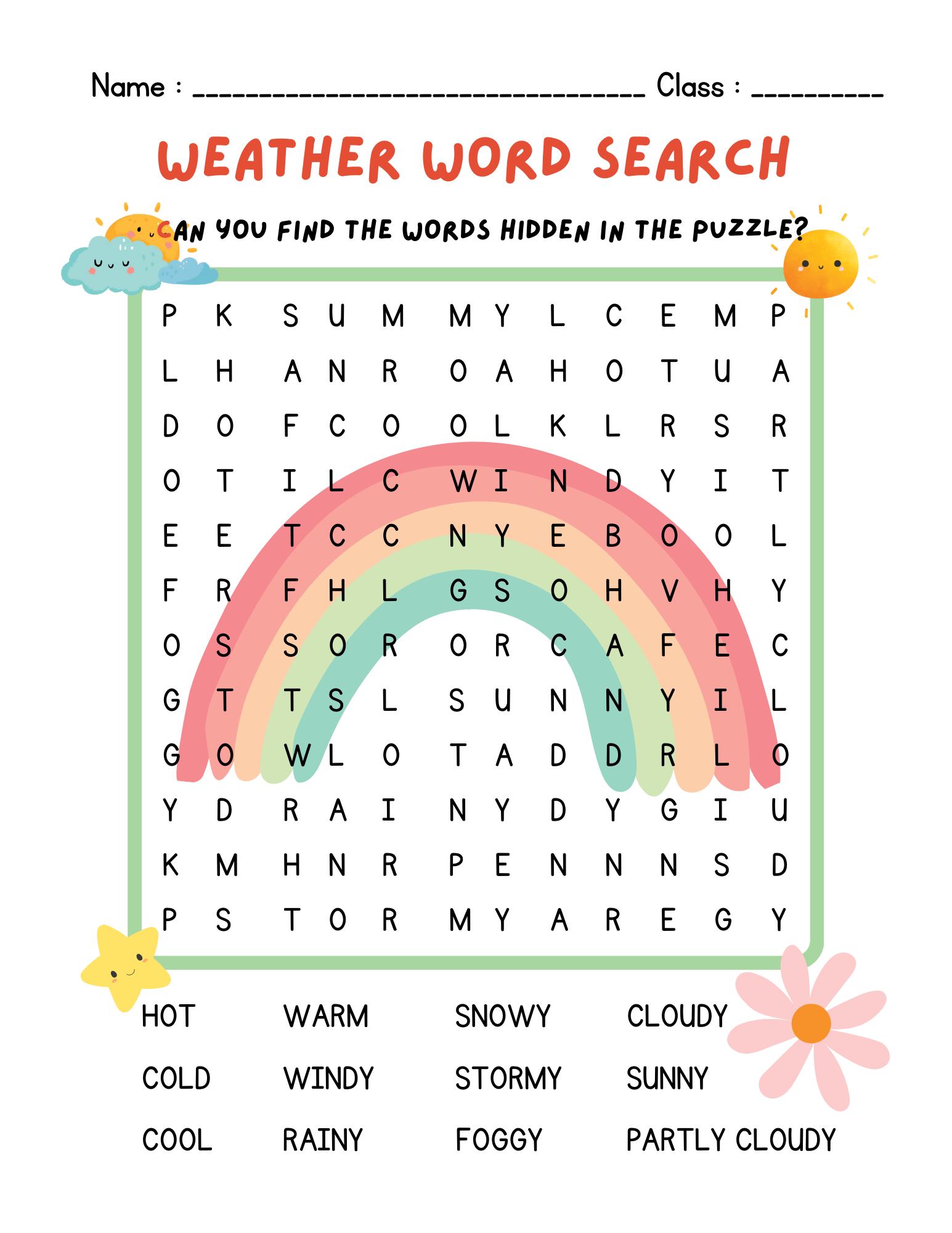 Early Learning, Weather Chart, Four Seasons, Temperatures Colourful ...