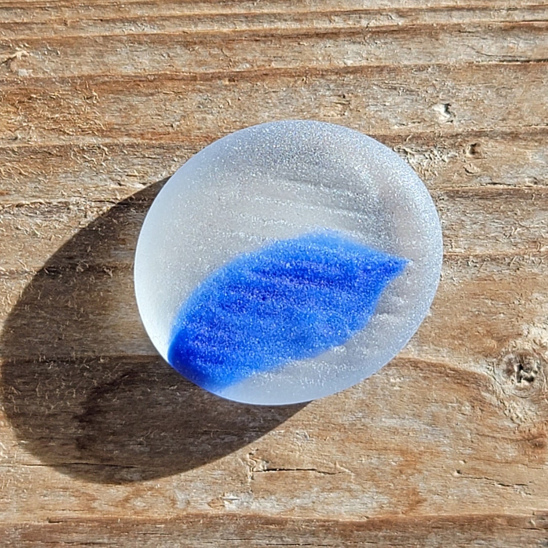 Japanese Sea Glass Ohajiki Marble Cobalt Blue - Etsy