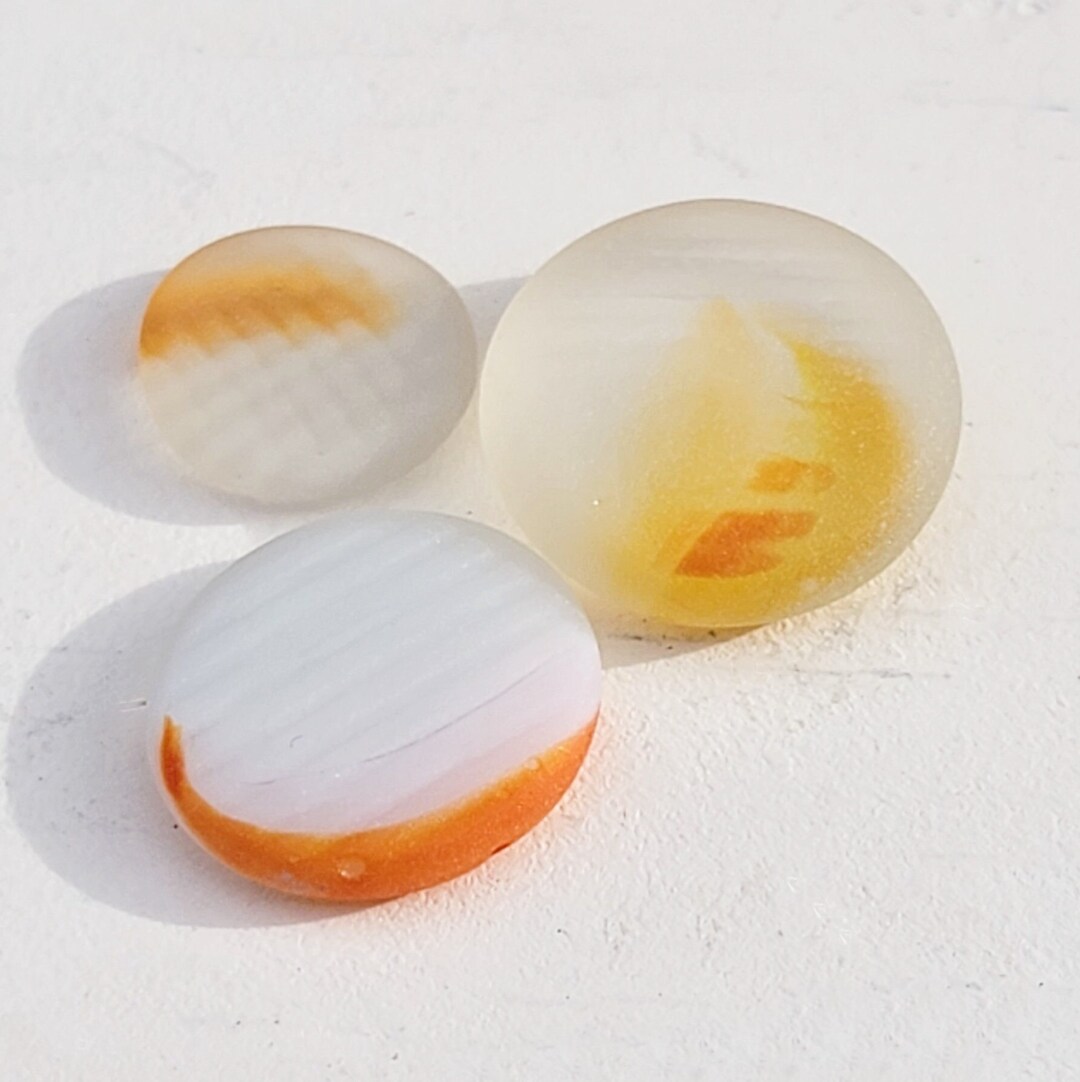 Japanese Sea Glass Ohajiki Orange - Etsy